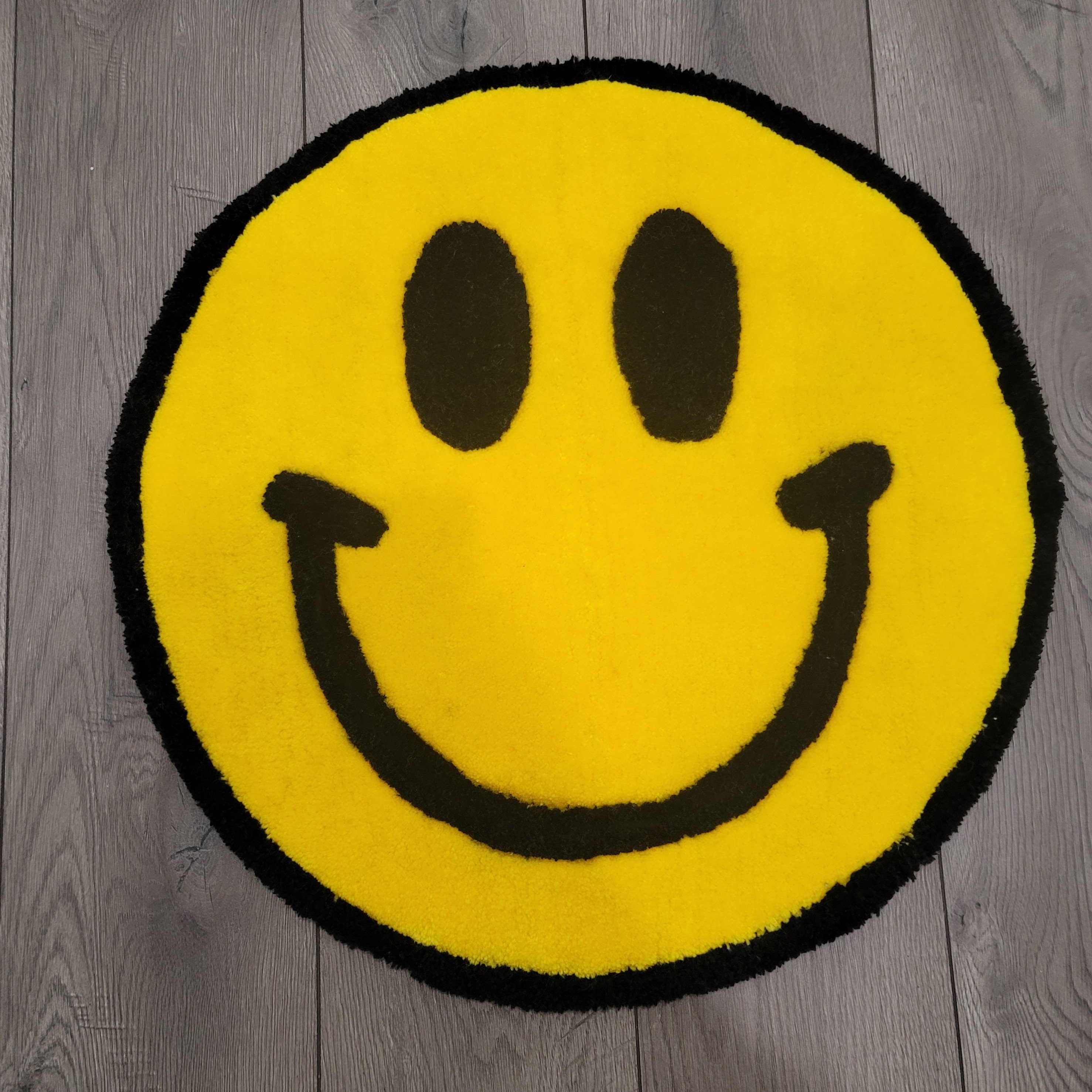 Smiley Face Rug - Etsy