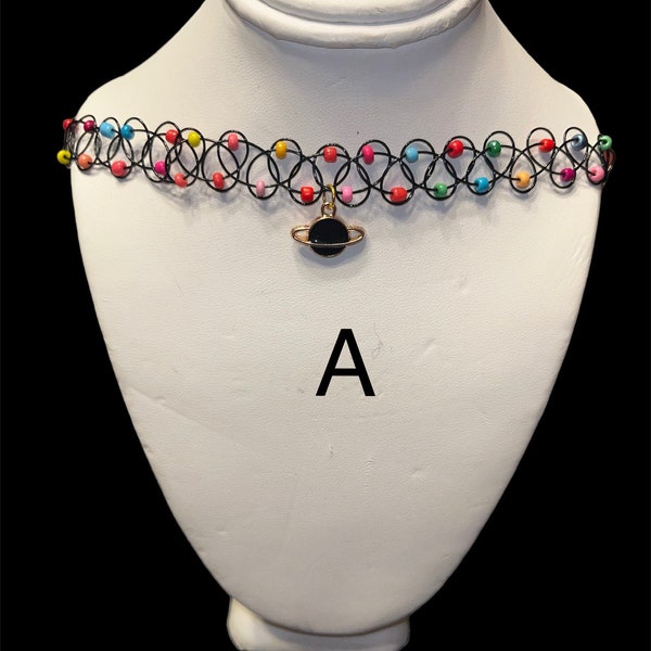 90s Tattoo Choker - Etsy