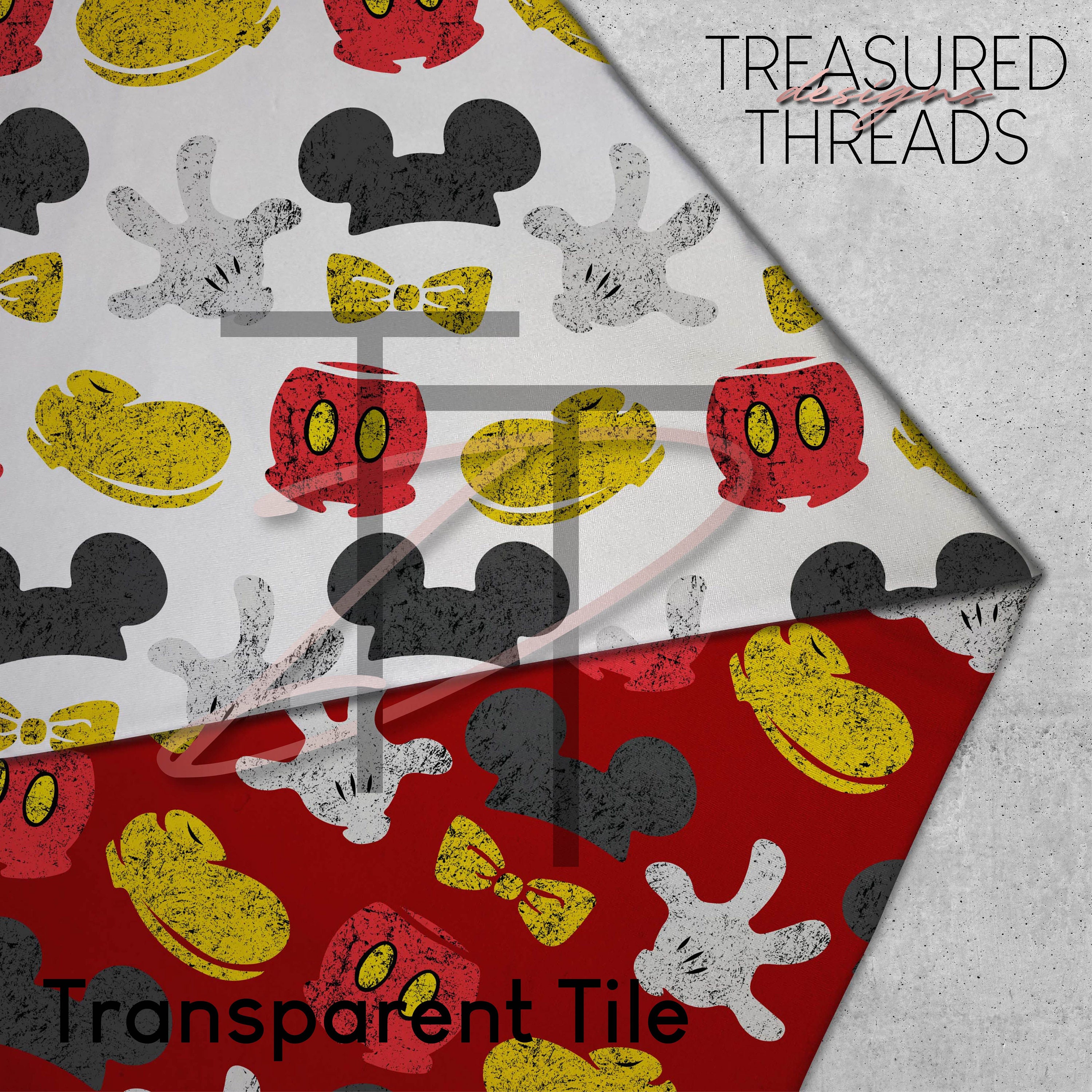 Seamless Design Tile - Vintage Magic Mouse Grunge - Etsy