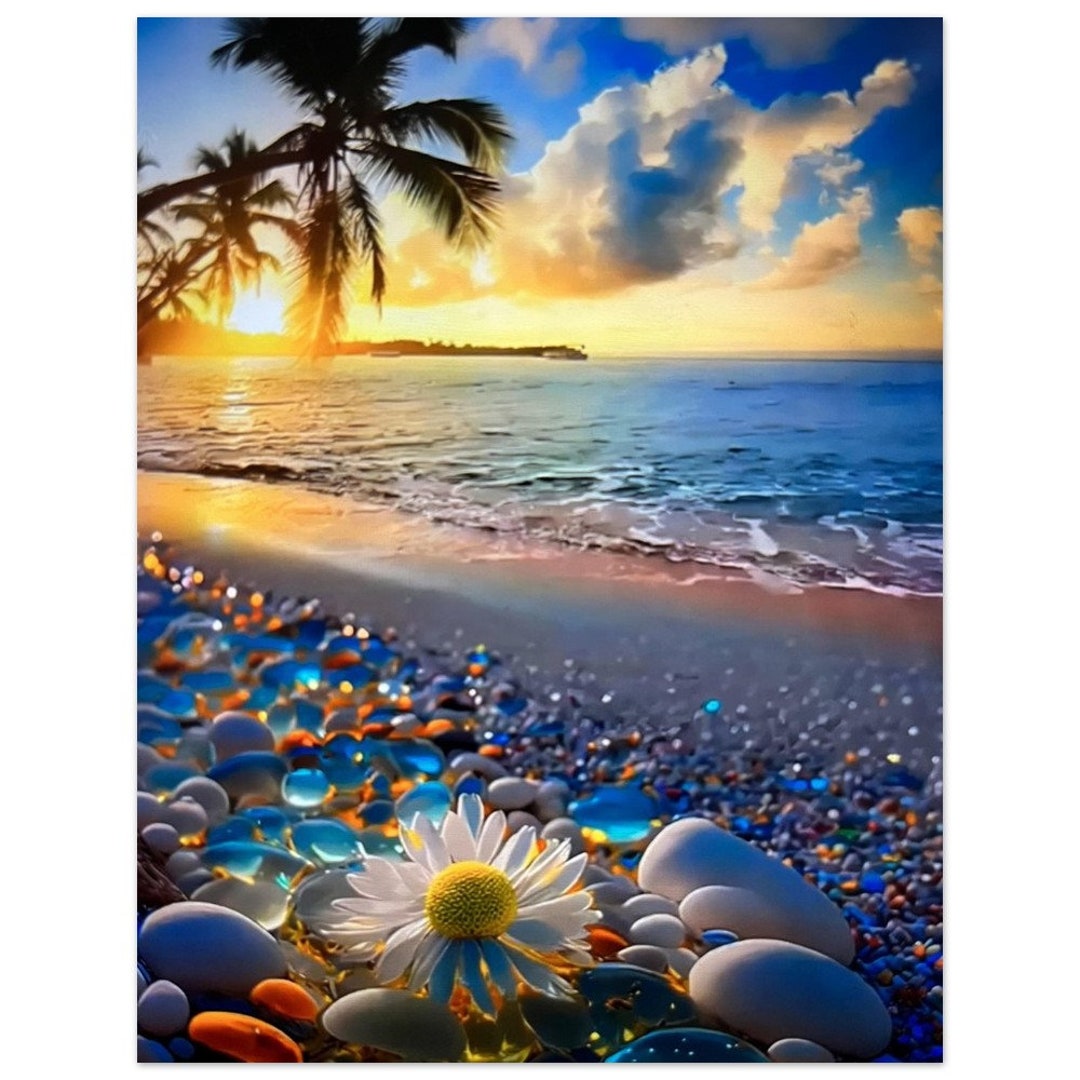 Glass Beach California Poster, Beach Poster, Nature Poster - Etsy