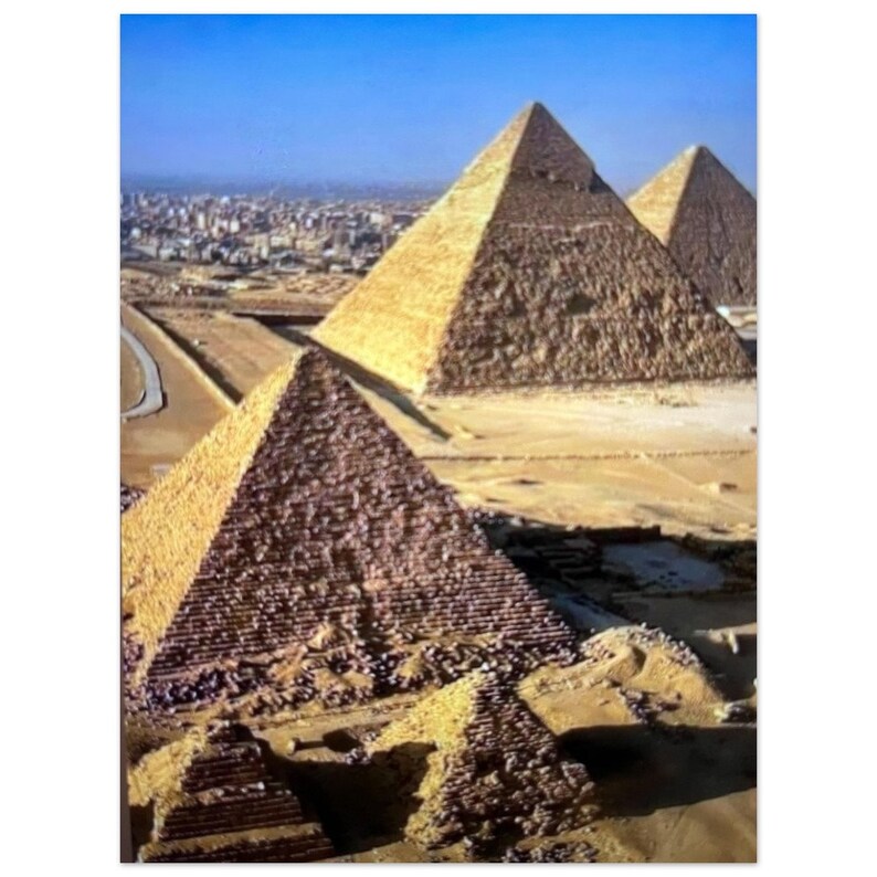 Pyramid of Giza Poster - Etsy