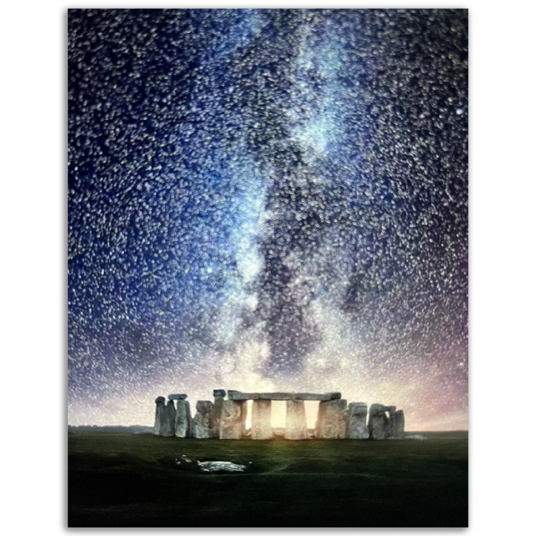 Stonehenge Poster, Stonehenge At Night Poster, Wanddekor, Wohnkultur ...
