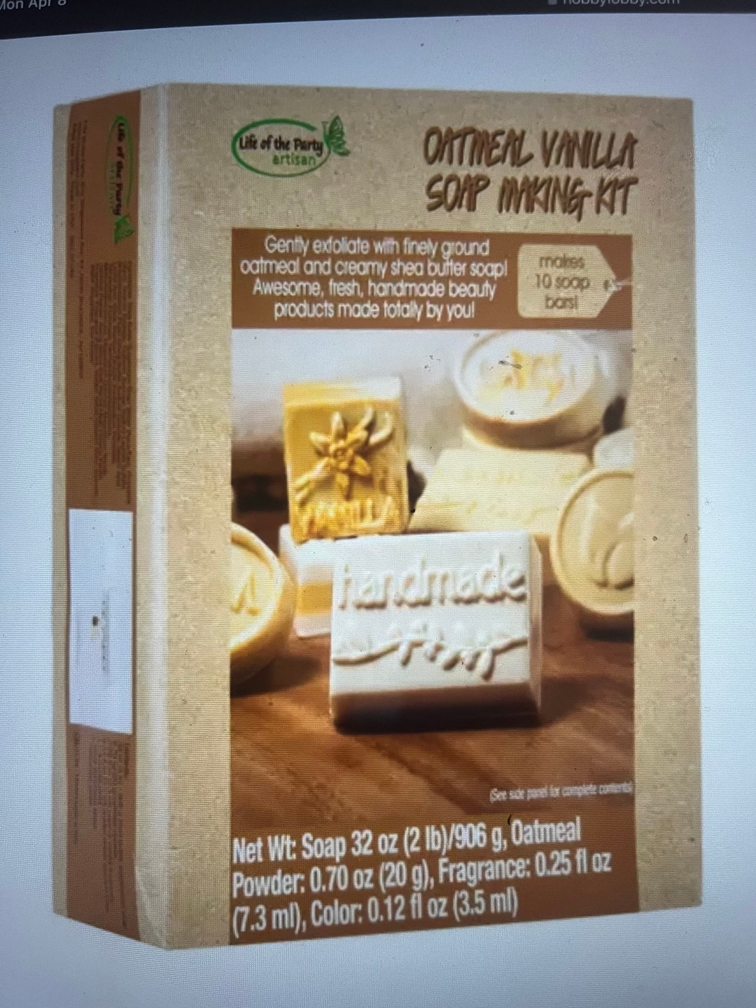 Oatmeal Vanilla Soap Making Kit - Etsy