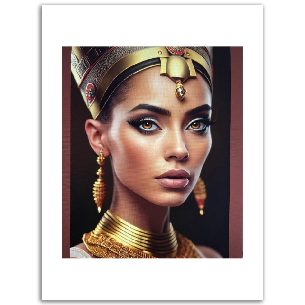 Egyptian Queen Poster, Egypt Poster - Etsy