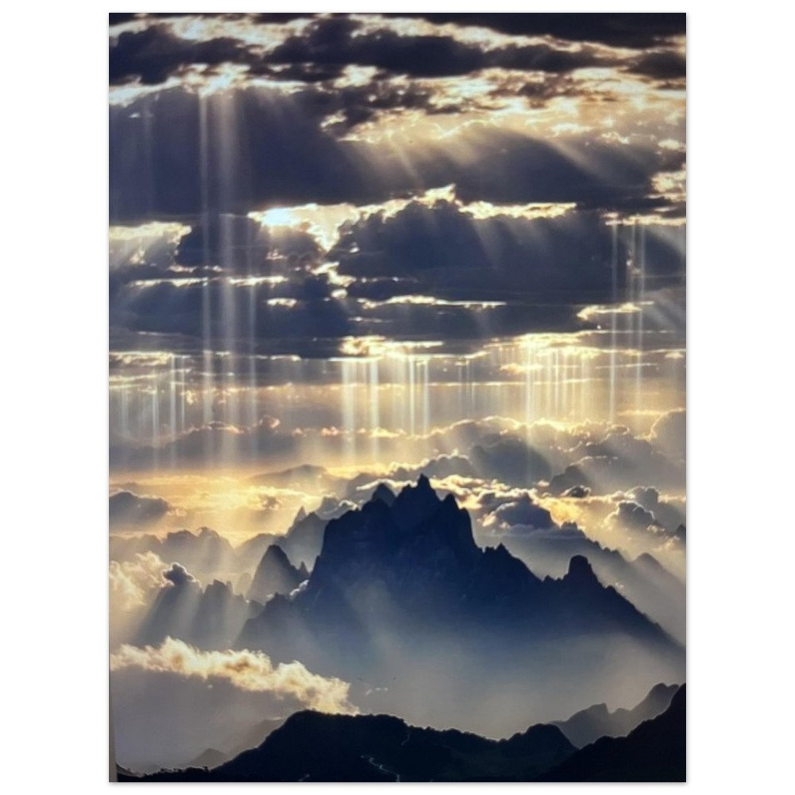 Sun Rays Poster, Nature Poster - Etsy