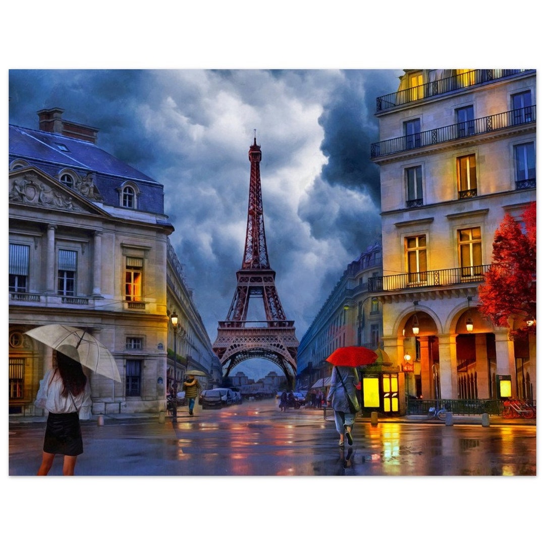 Paris Eiffel Tower Poster, France Poster - Etsy