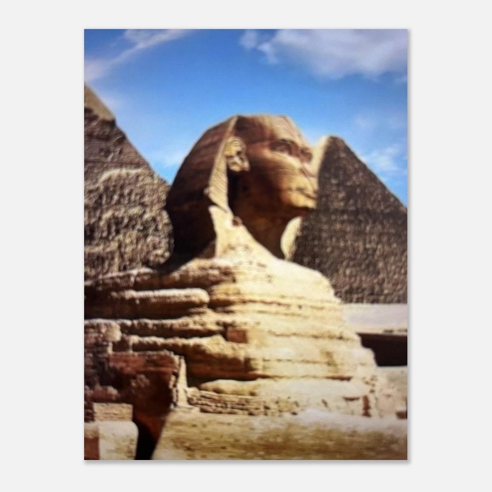 Sphinx Poster, Egypt Poster - Etsy
