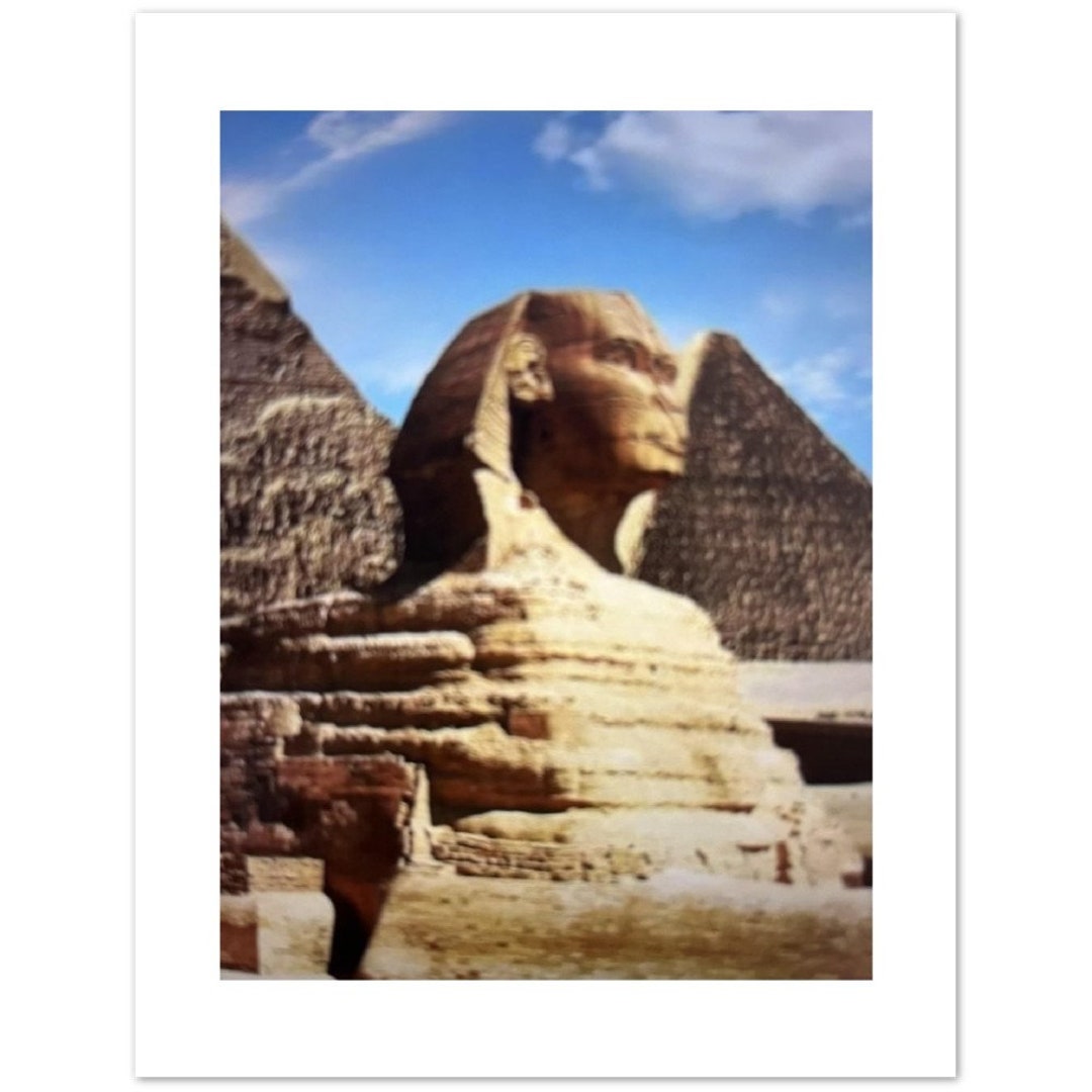 Sphinx Poster Egypt Poster - Etsy