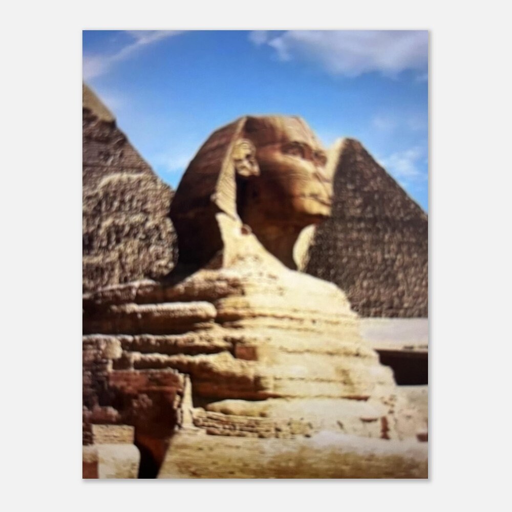 Sphinx Poster, Egypt Poster - Etsy