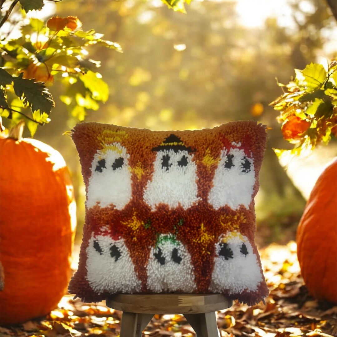 Ghost Party Cushion Latch Hooking DIY Kit - Etsy