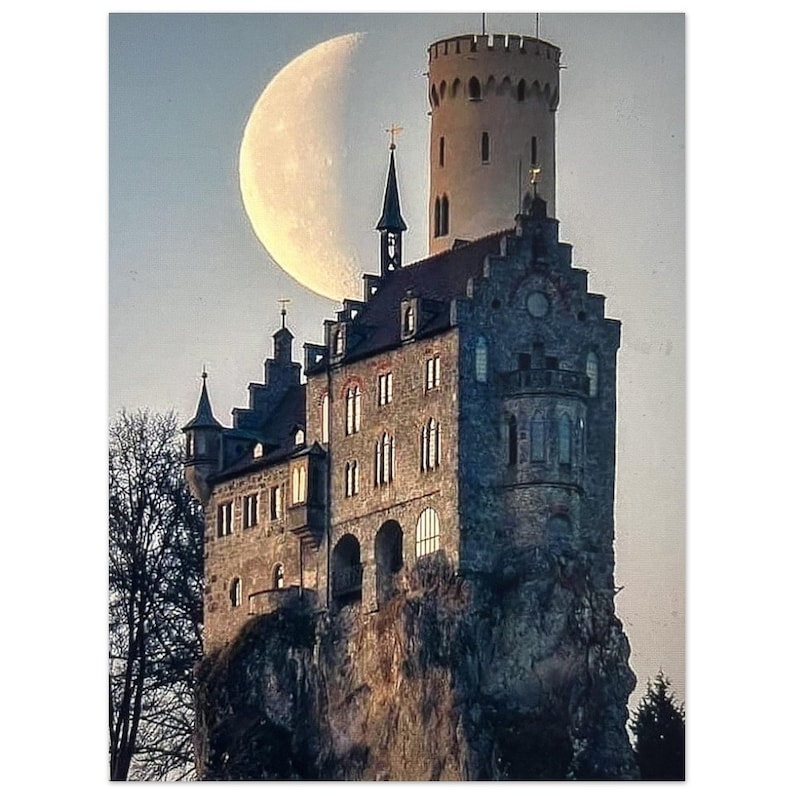 Lichtenstein Castle Germany Poster: Castlecore Photo Print - Etsy