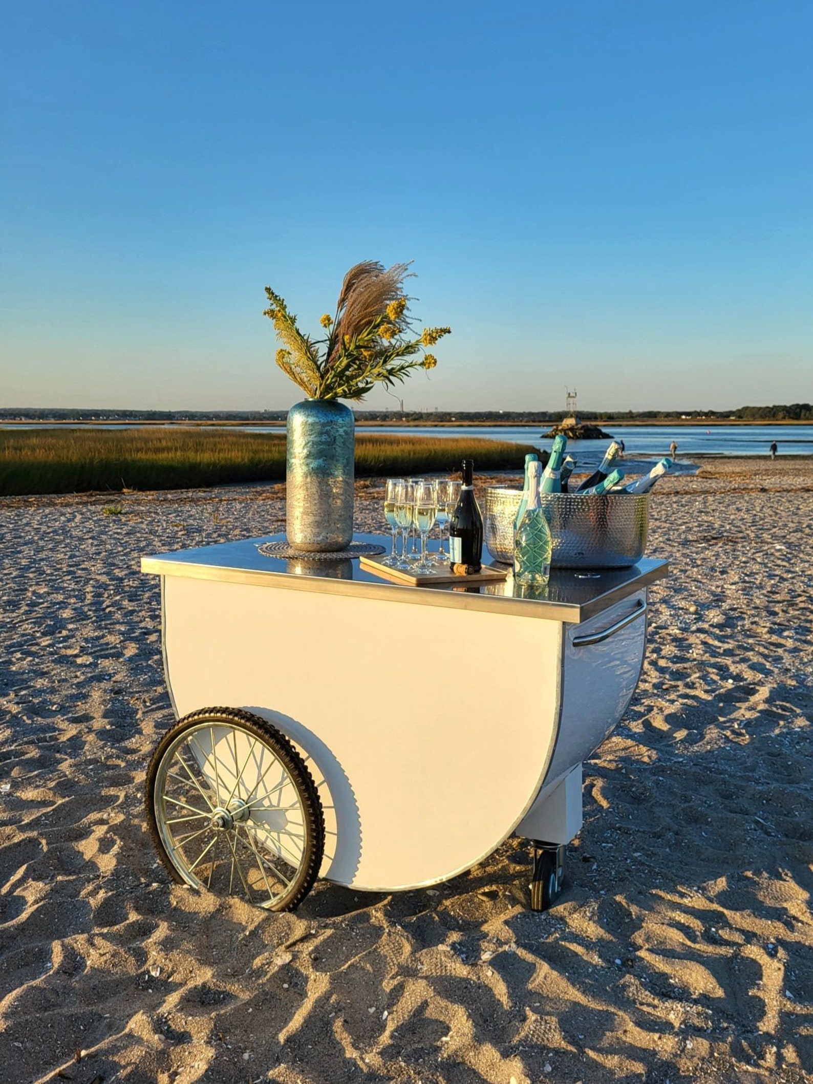 Mobile Bar | Basic Cart by Bar a La Cart | Portable Bar | Champagne ...