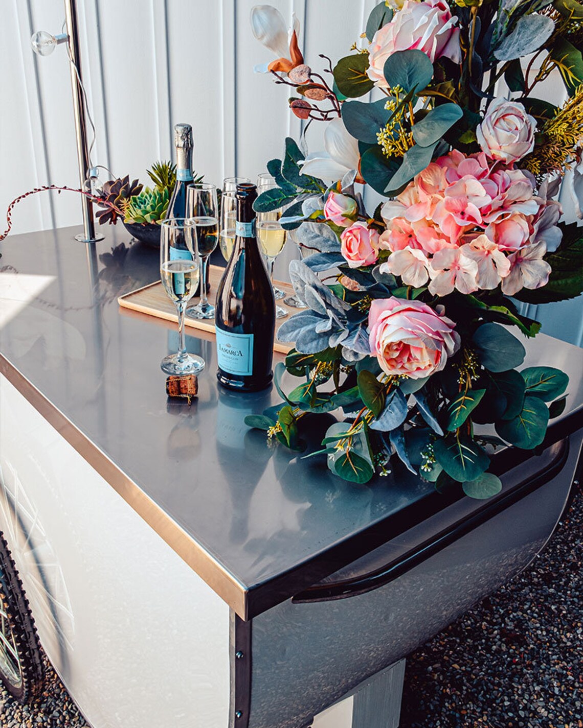 Mobile Bar | Basic Cart by Bar a La Cart | Portable Bar | Champagne ...