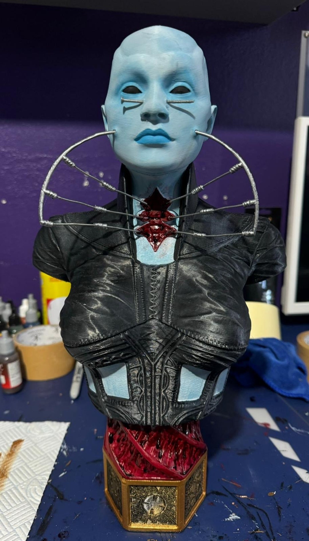 Hellrazor Female Cenobite Bust Designed by Hex 3D - Etsy