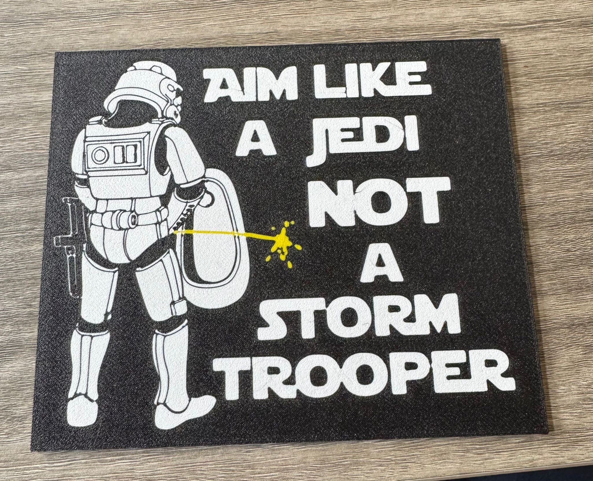 3d Printed Storm Trooper Meme Bathroom Sign - Etsy