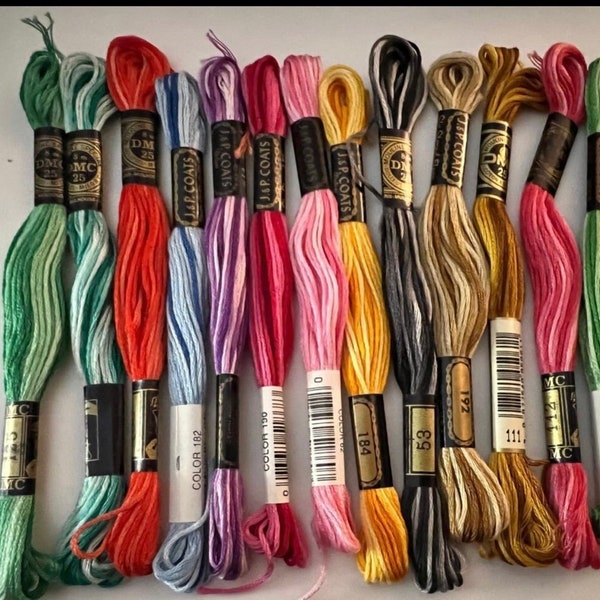 Dmc Variegated Floss - Etsy