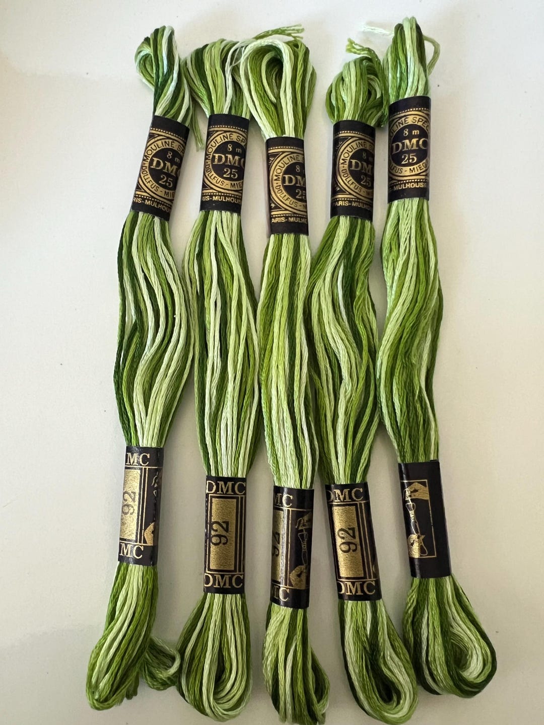 DMC Embroidery Floss ~ Color # 92 Variegated Avocado Lot of 5 New - Etsy