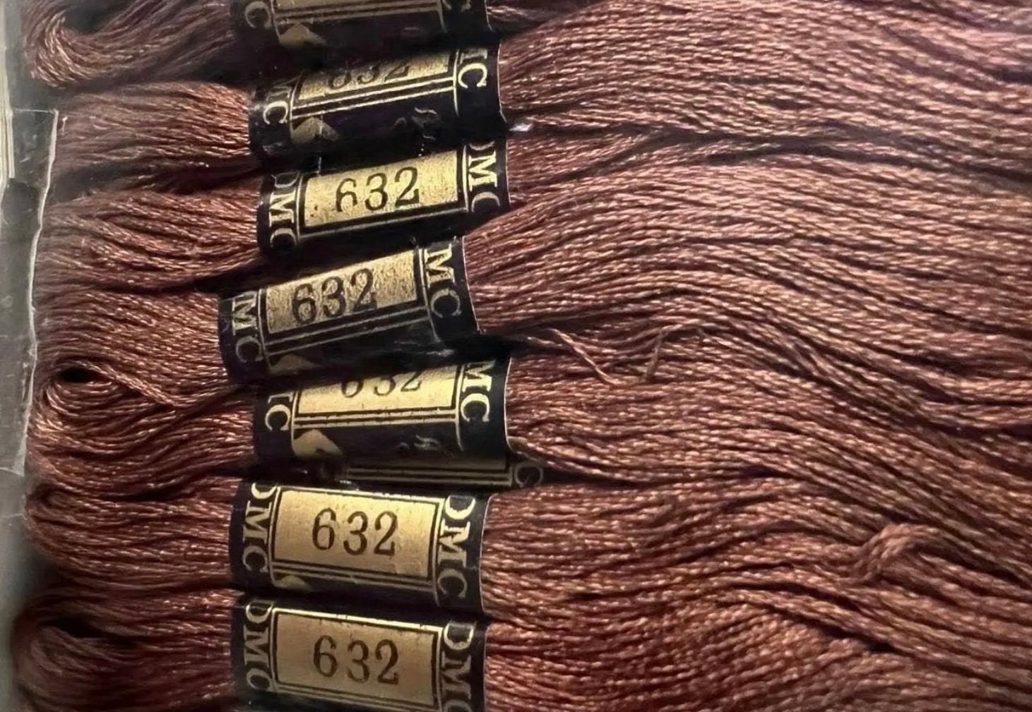 DMC 632 Ultra Very Dk Desert Sand Floss Box of 24 New - Etsy