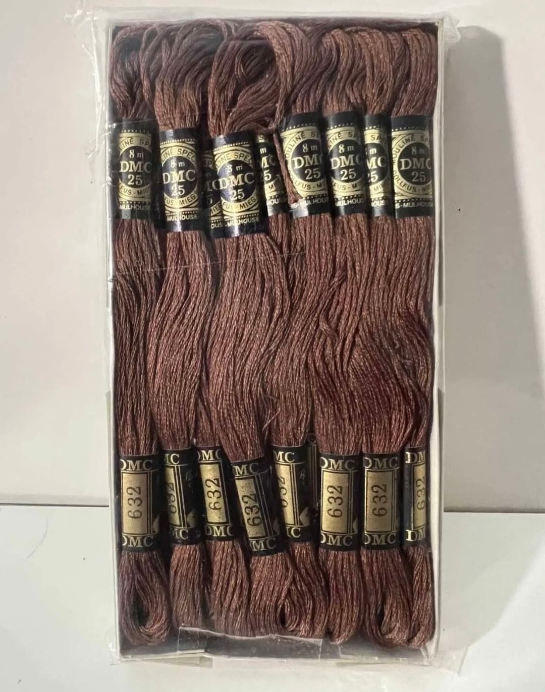 DMC 632 Ultra Very Dk Desert Sand Floss Box of 24 New - Etsy