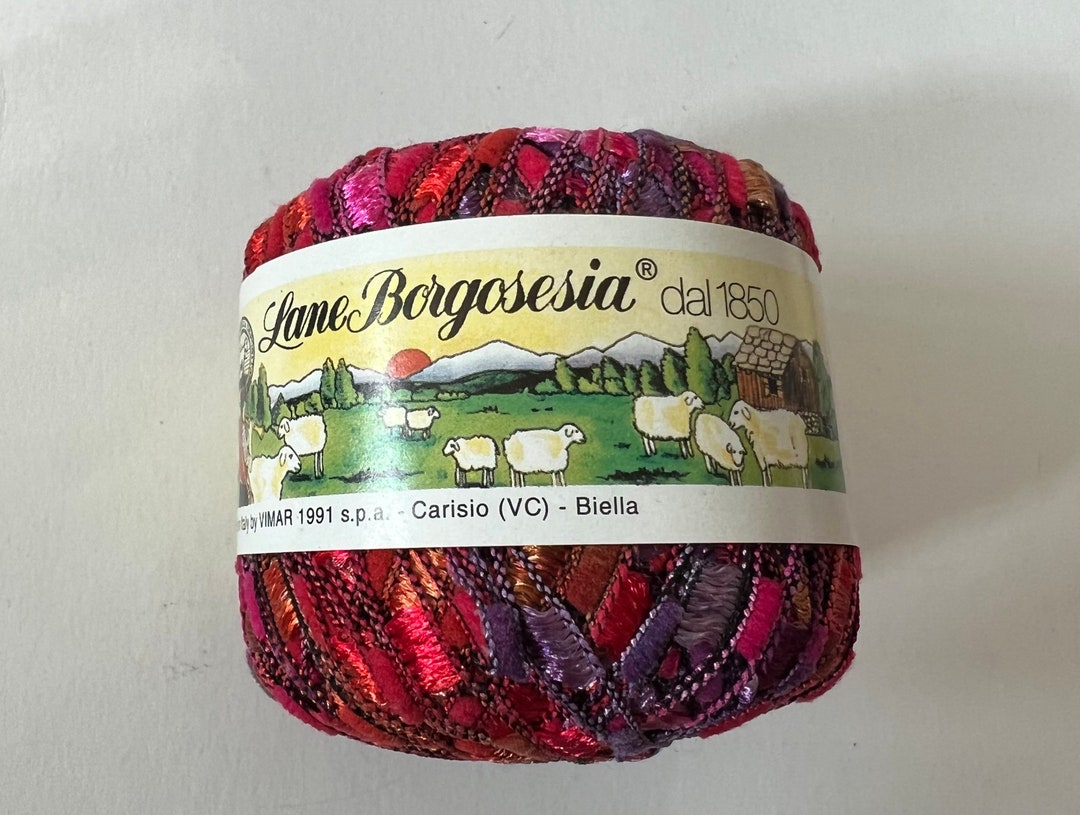 Lane Borgosesia Dal 1850-murano-8 100%nylon Yarn - One Ball - Etsy
