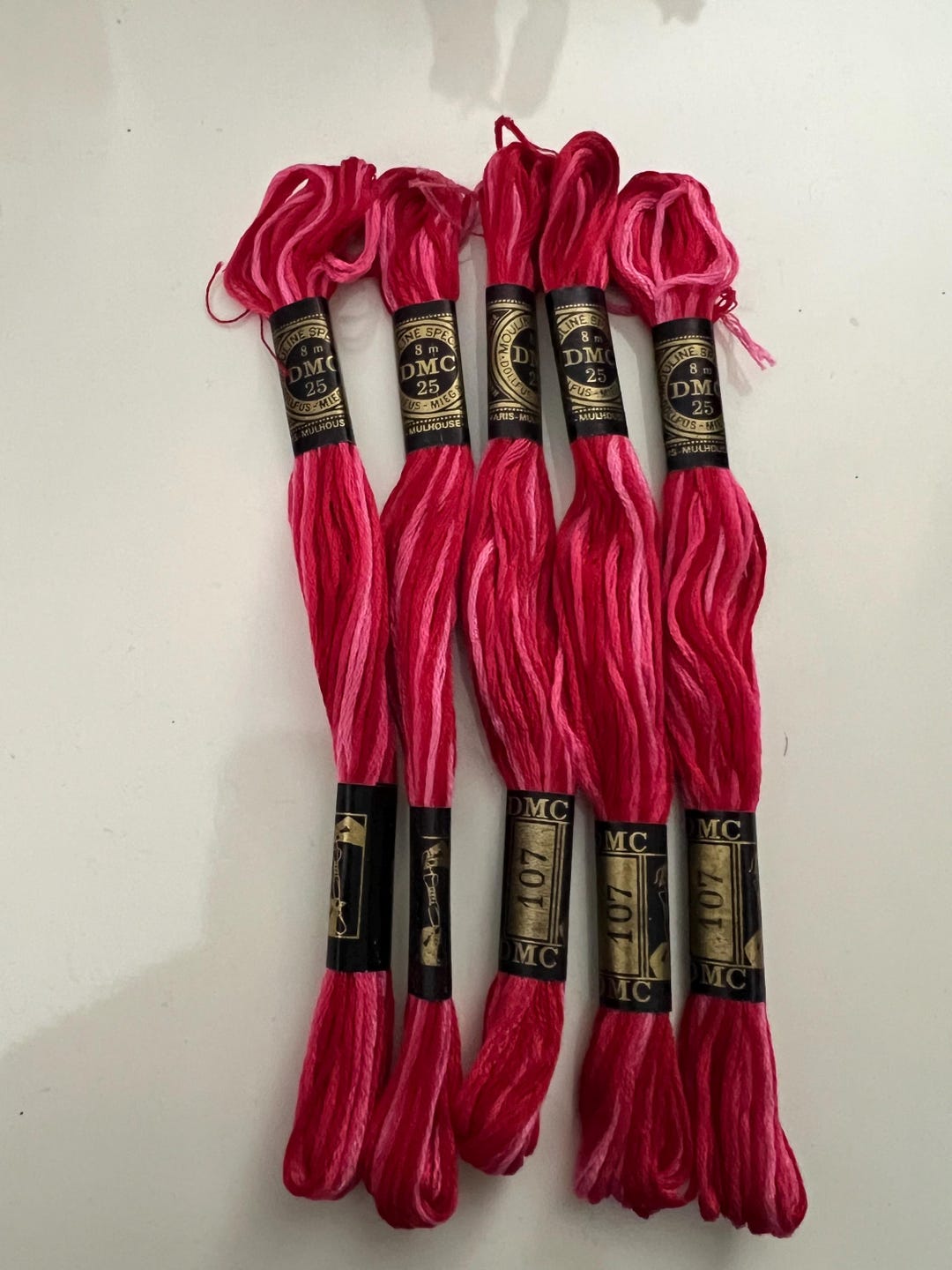 DMC # 107 Variegated Carnation Floss Lot of 5 New - Etsy