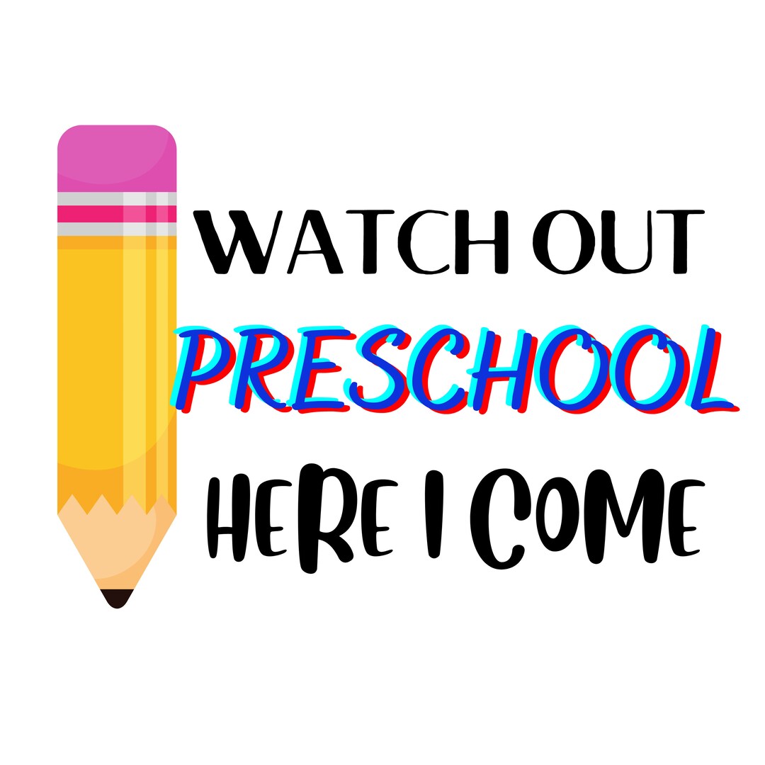 Watch Out Preschool SVG - Etsy