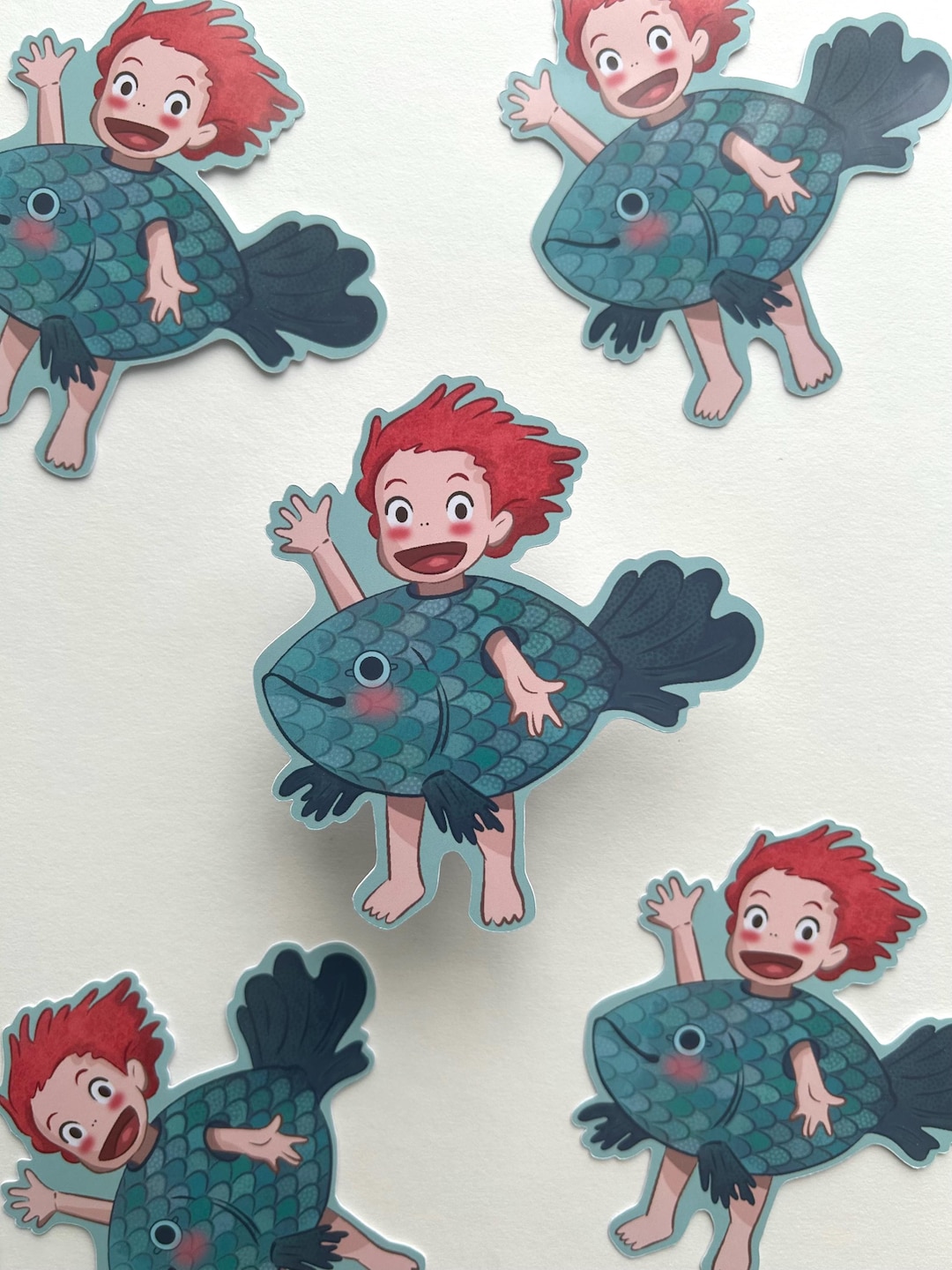 Ponyo Fish Costume Sticker - Etsy