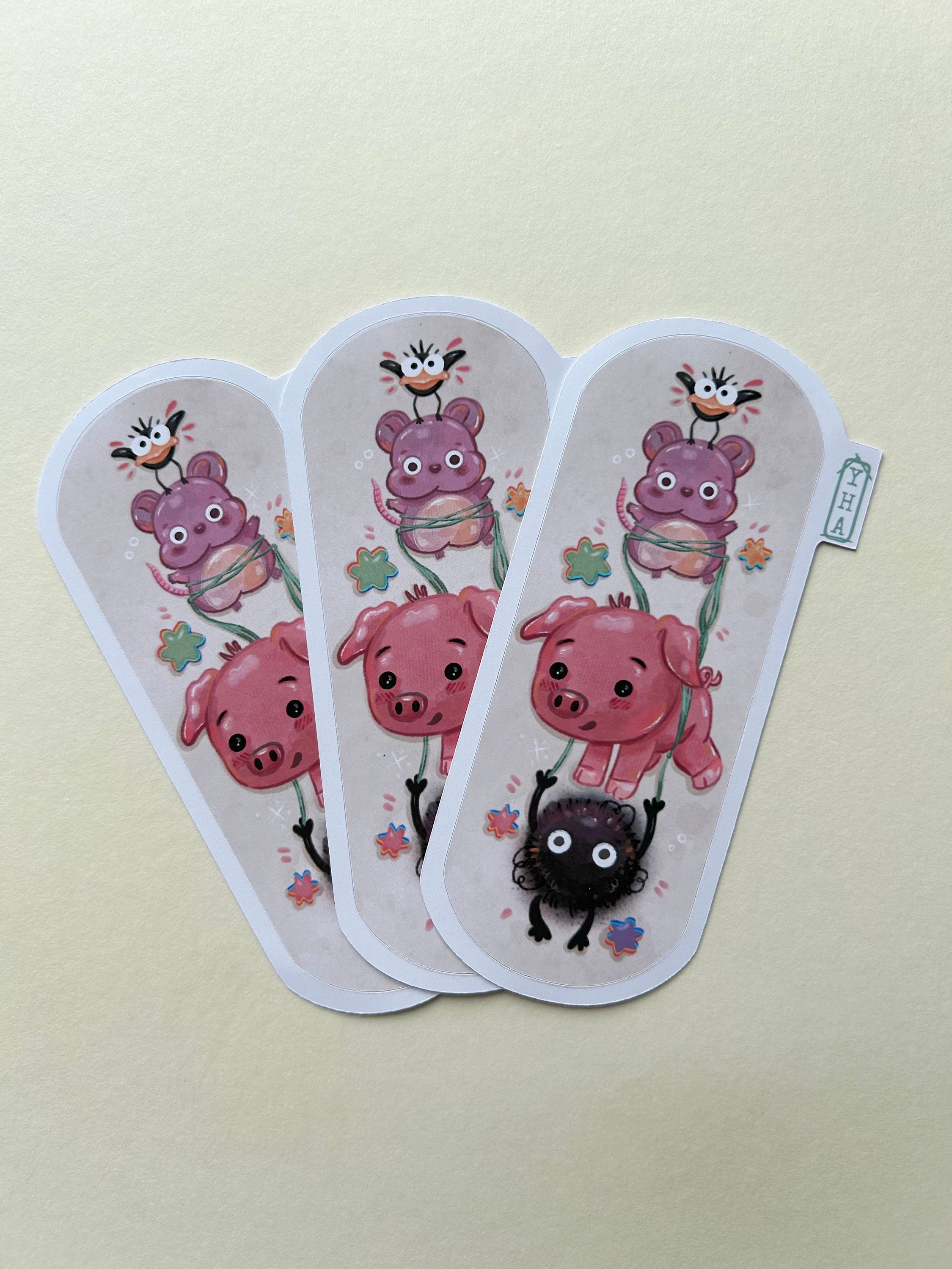 Spirited Away Cute Stickers Easy Peel Stickers Studio Ghibli Stickers ...