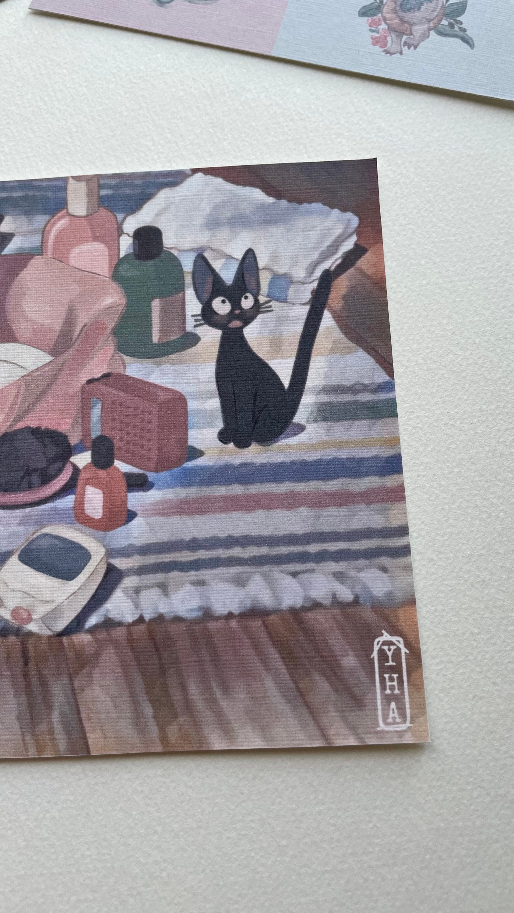 Jiji Cat Kiki's Delivery Service Kawaii Art - Etsy