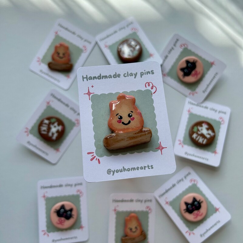 Clay Pins - Etsy UK