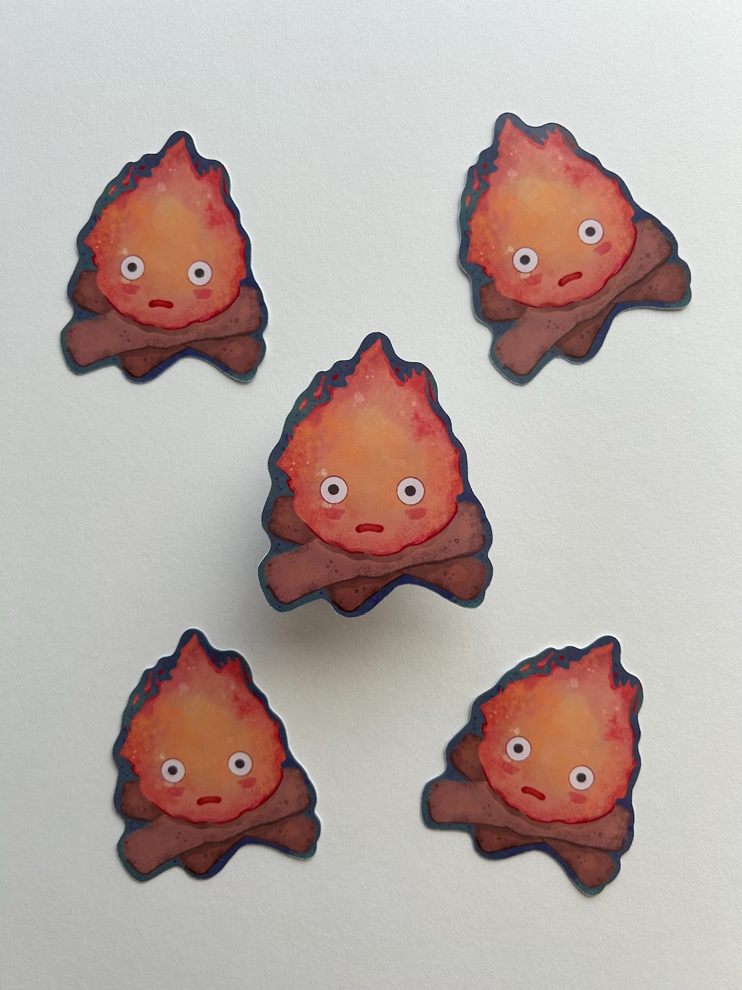 Howl's Moving Castle Calcifer Sticker - Etsy
