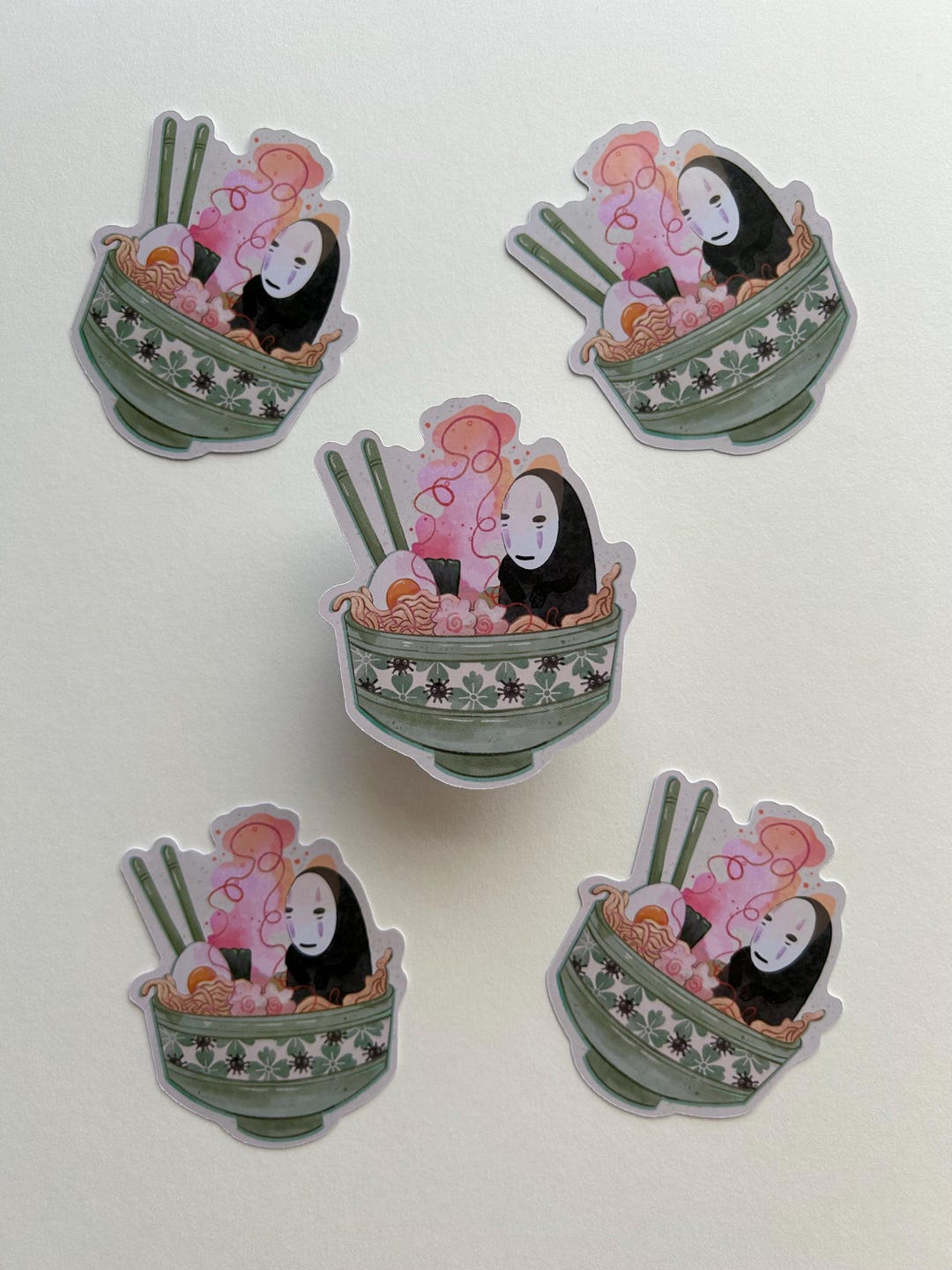 No-face Sticker | No-face Ramen Sticker | Spirited Away Sticker ...