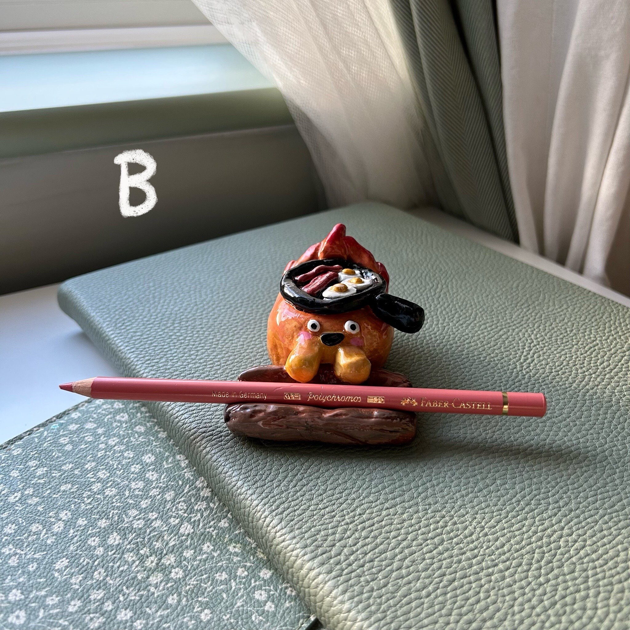 Hand Made Clay Desk Buddy Howl's Moving Castle Calcifer Desk Buddy ...