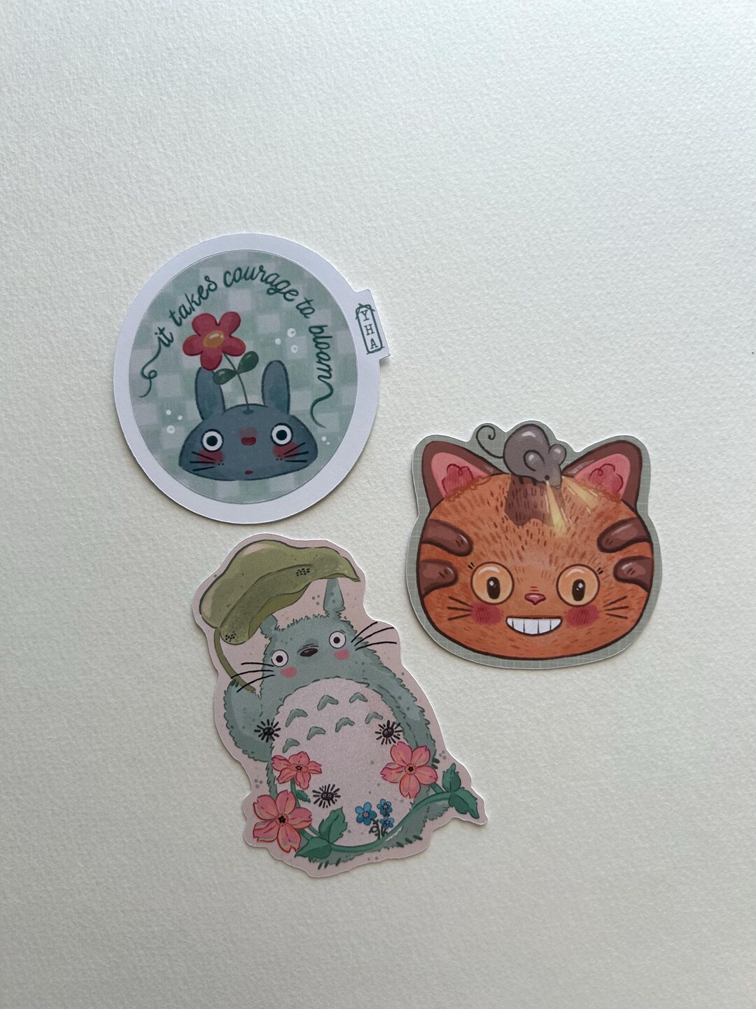 My Neighbour Totoro Set of Three Stickers - Etsy