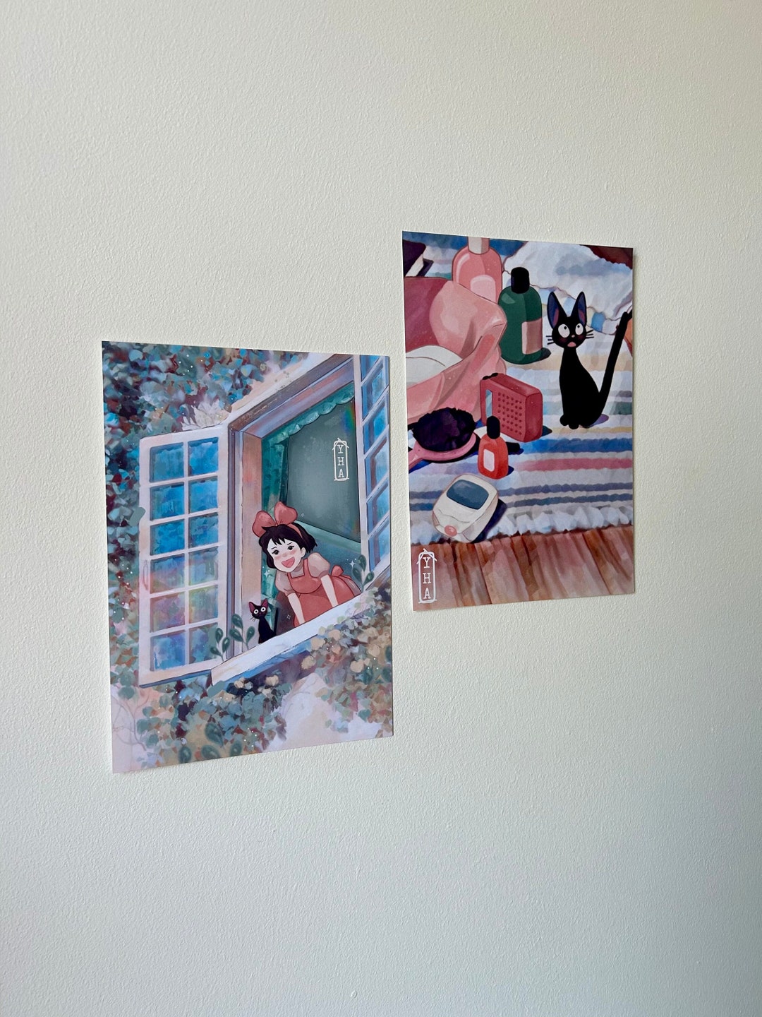 Kiki's Delivery Service | Kawaii Art | Art Prints | Kiki and Jiji |kiki ...