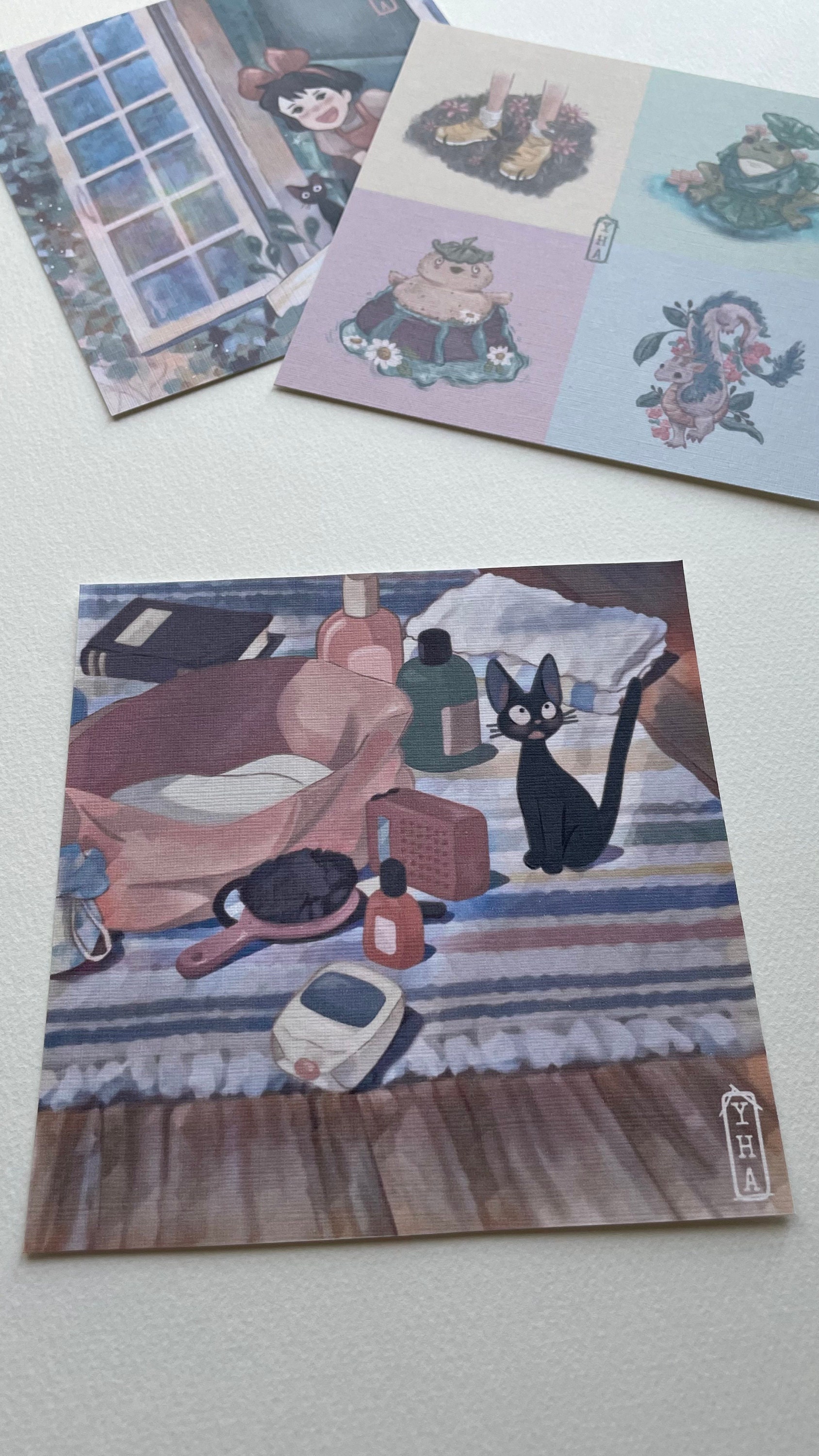 Jiji Cat Kiki's Delivery Service Kawaii Art - Etsy