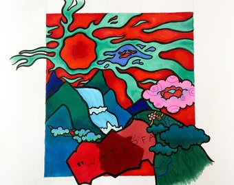 The Waterfall | Etsy