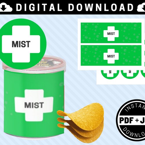 Gamer Med Kit 1.3 Oz Chip Printable Labels INSTANT DOWNLOAD - Etsy