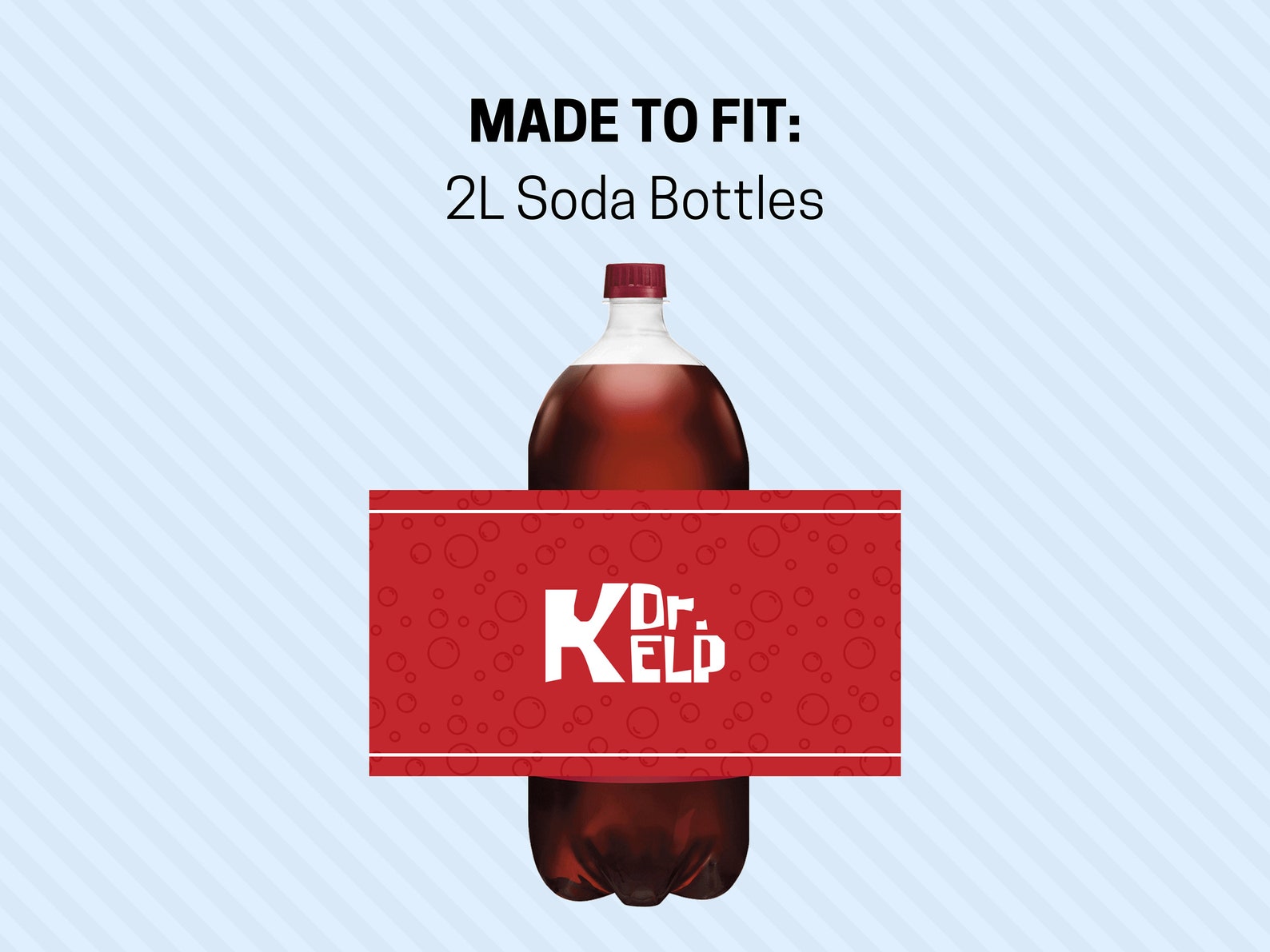 Dr Kelp 2 Litre Printable Bottle Labels [INSTANT DOWNLOAD] - 2L - Under ...