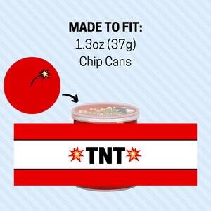 Gamer TNT 1.3 Oz Chip Printable Labels [INSTANT DOWNLOAD] - 1.3 Oz / 37 ...