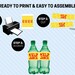 Kelp Juice 16.9oz 500 Ml Printable Bottle Labels [INSTANT DOWNLOAD ...
