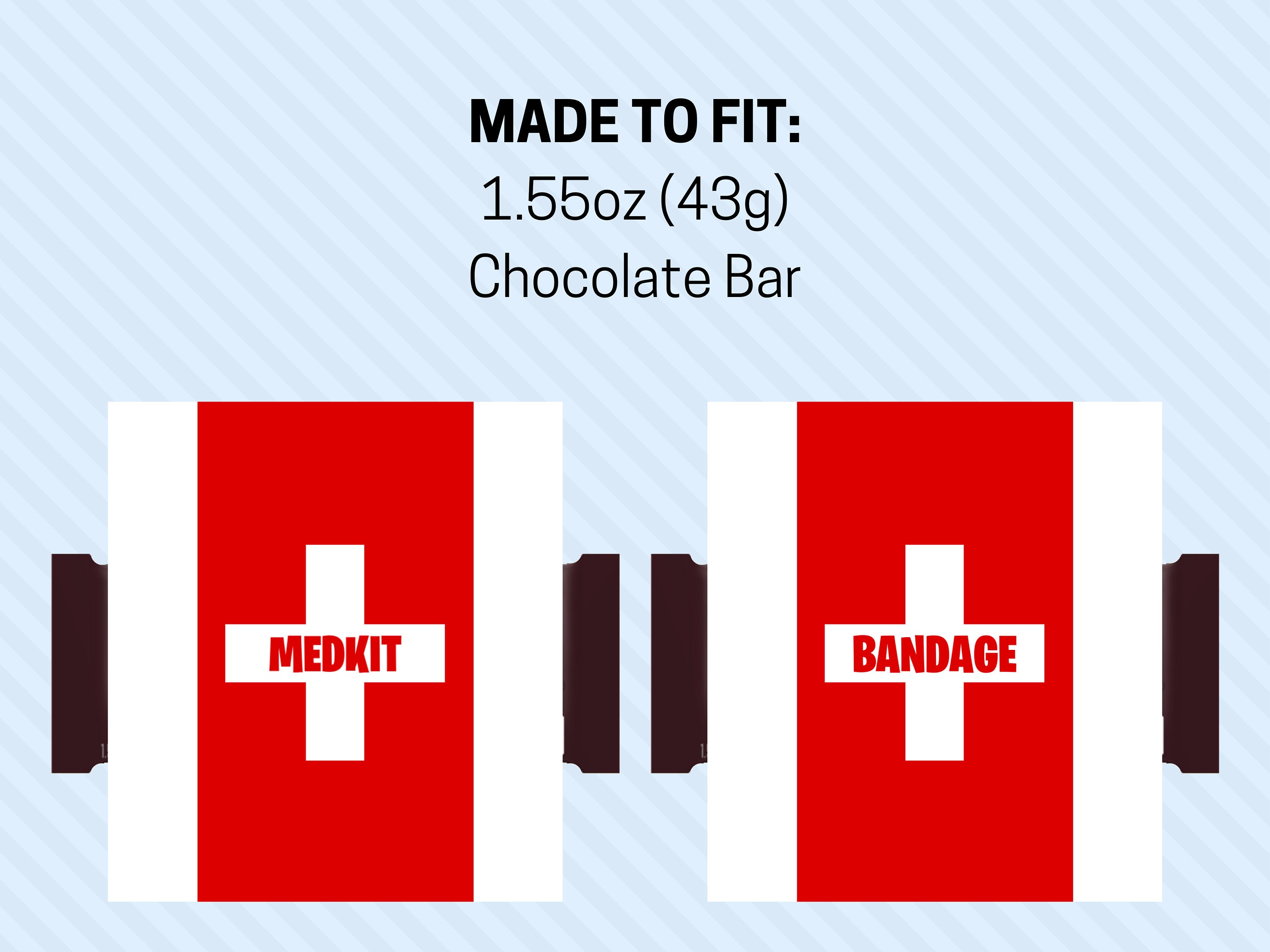 Gamer Med Kit 1.55 Oz Chocolate Labels [INSTANT DOWNLOAD] - 1.55 Oz ...