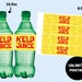 Kelp Juice 16.9oz 500 Ml Printable Bottle Labels [INSTANT DOWNLOAD ...