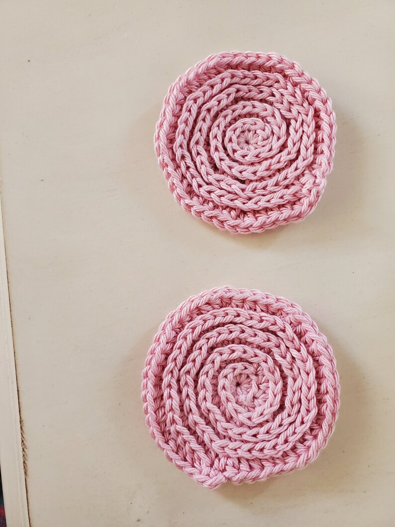 Reusable Cotton Face Scrubbies, Makeup Removing Pads, Set of 2 - Etsy