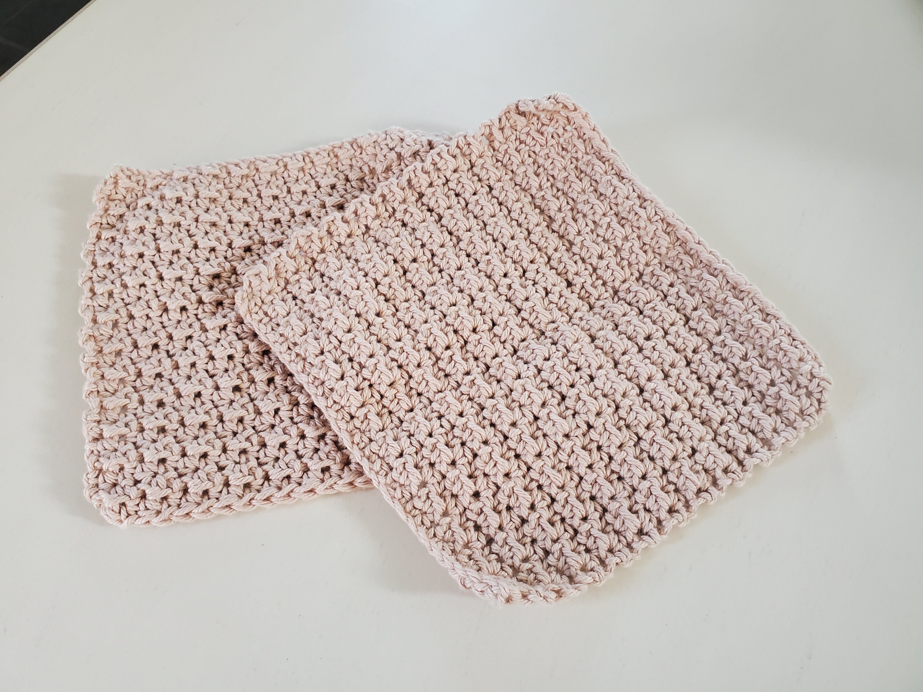 Handmade Crochet Dishcloth/washcloth, Set of 2 - Etsy