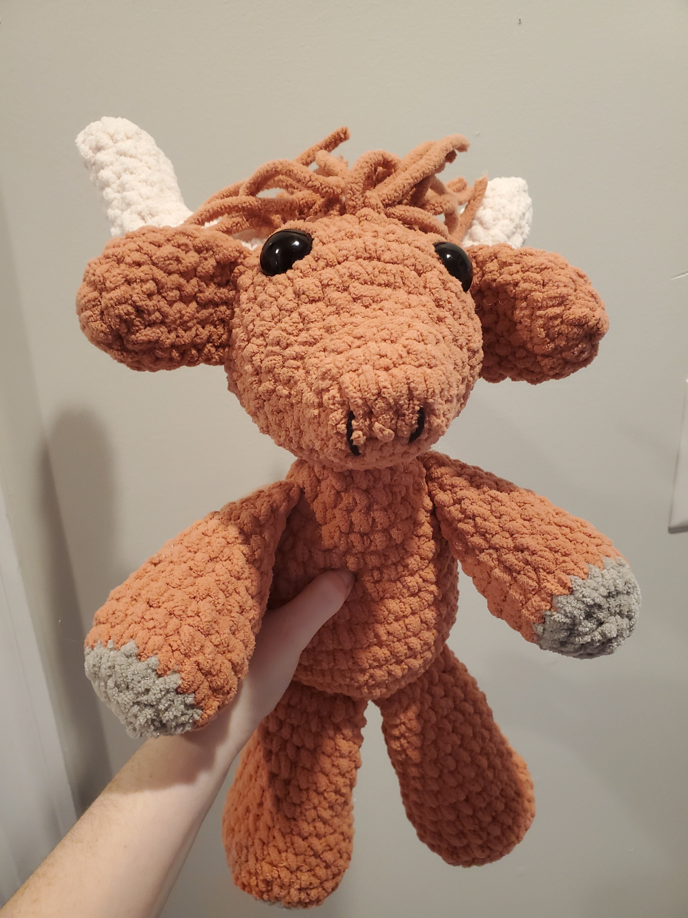 Highland Cow Plush Crochet Pattern - Etsy