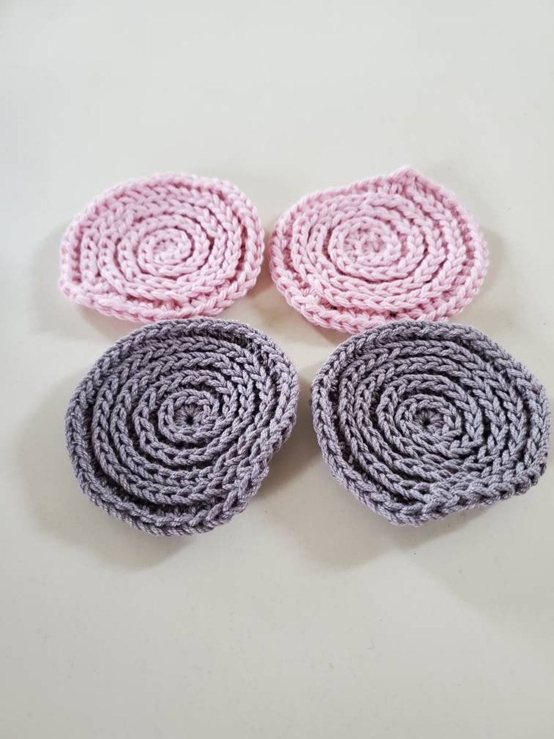 Reusable Cotton Face Scrubbies, Makeup Removing Pads, Set of 2 - Etsy