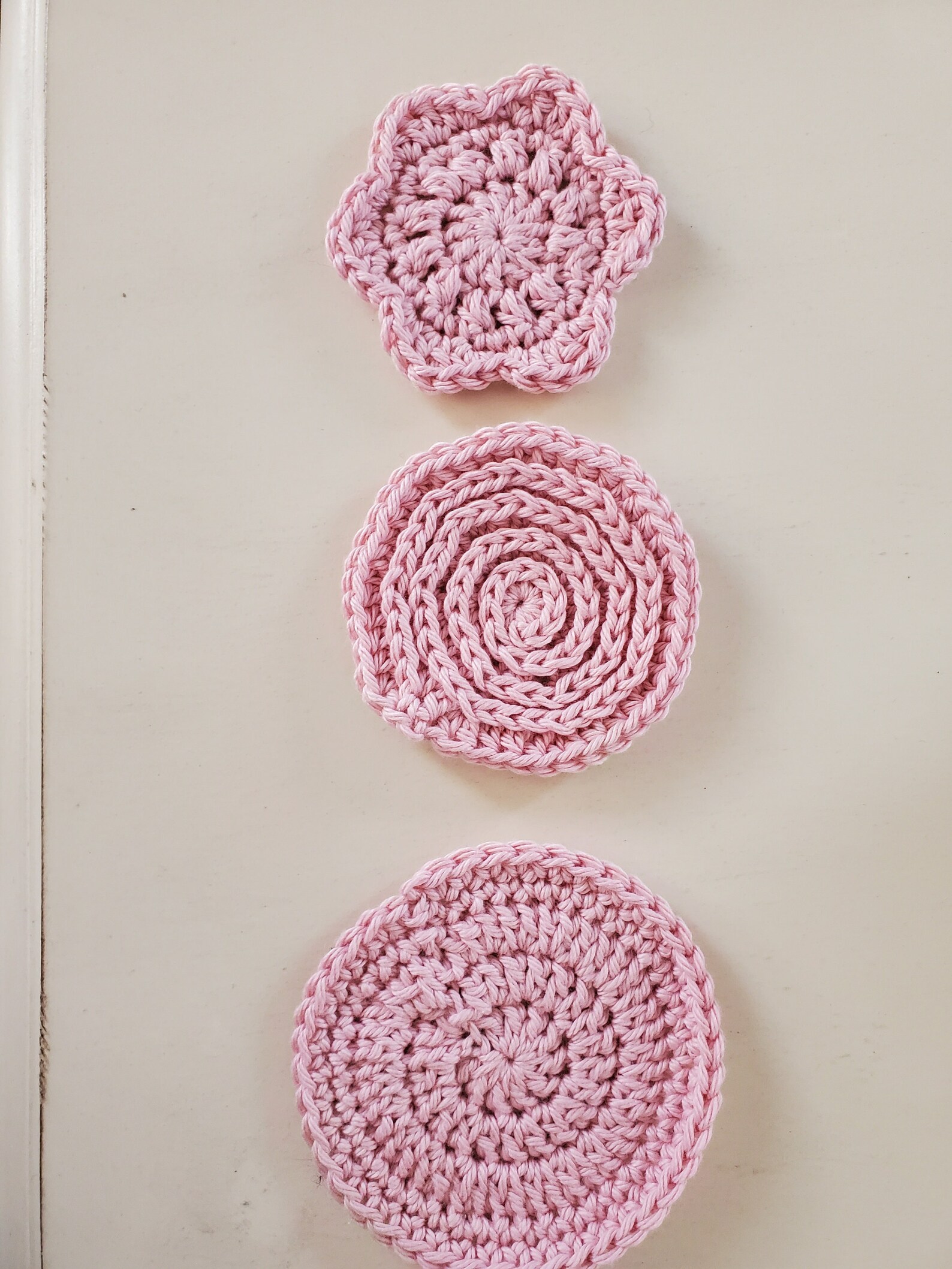 Reusable Cotton Face Scrubbies, Makeup Removing Pads, Set of 2 - Etsy