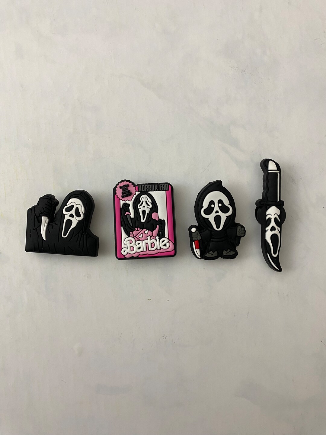 Halloween Charm Ghostface Scream Baby Ghostface Barbie Ghostface Shoe ...