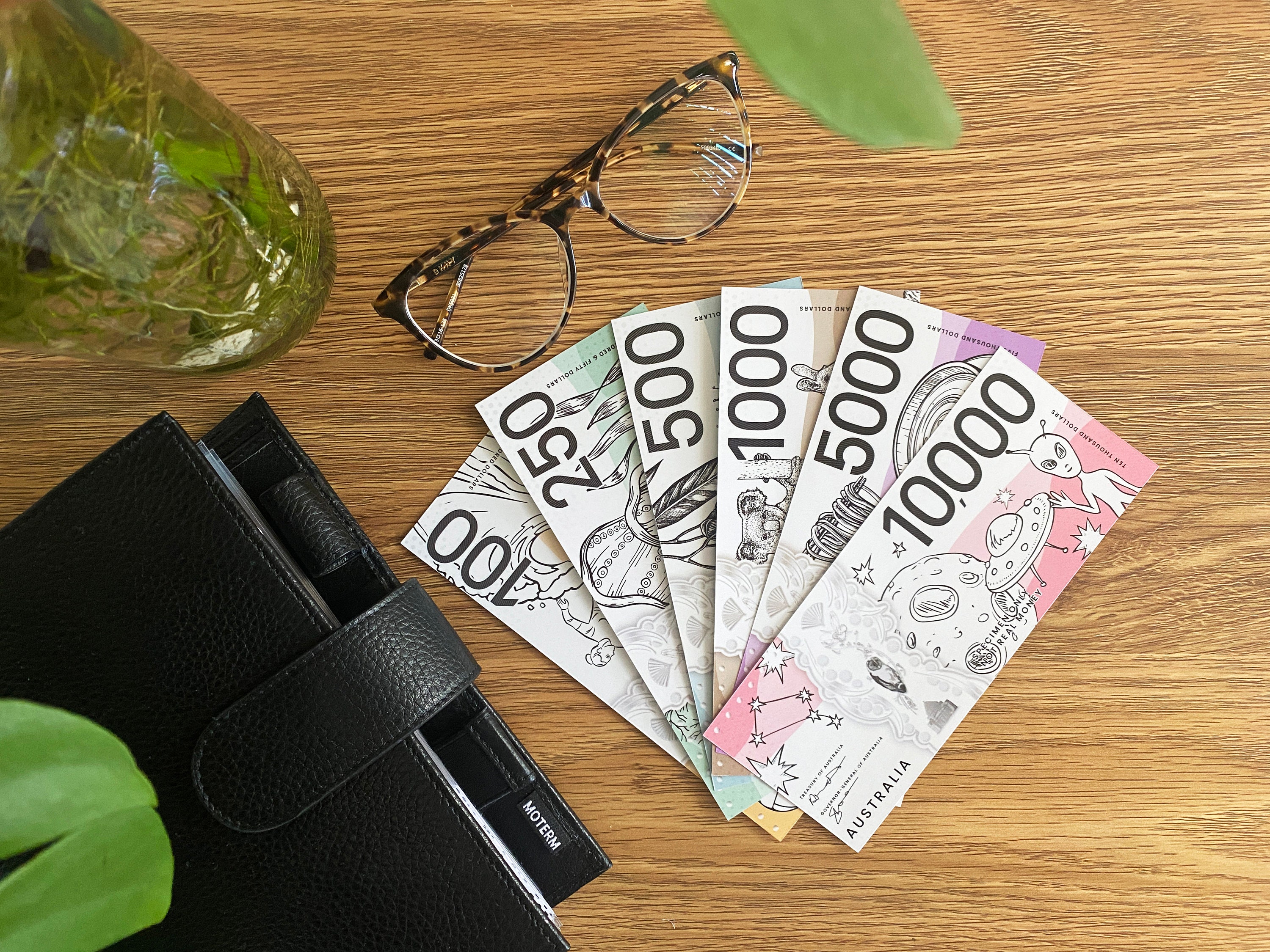 BUILD YOUR BUNDLE Banknotes Australian Bill Placeholders - Etsy Australia